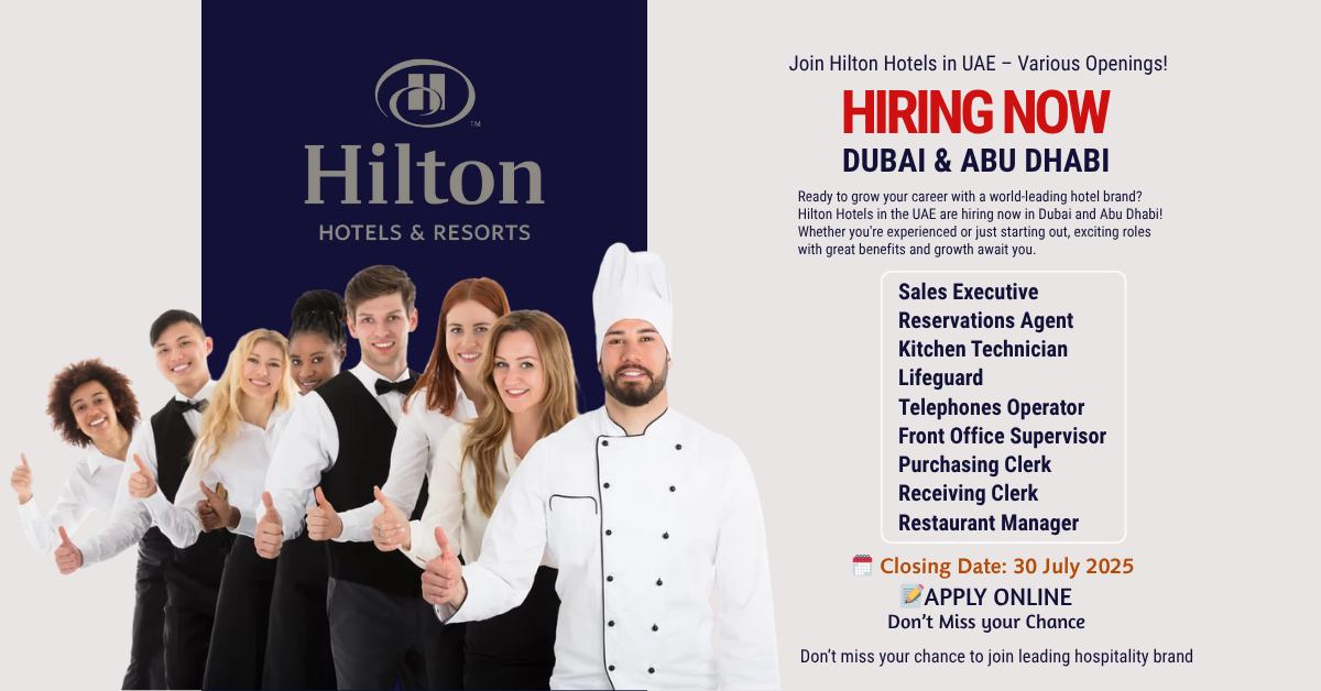 Hilton Jobs in the UAE 2025